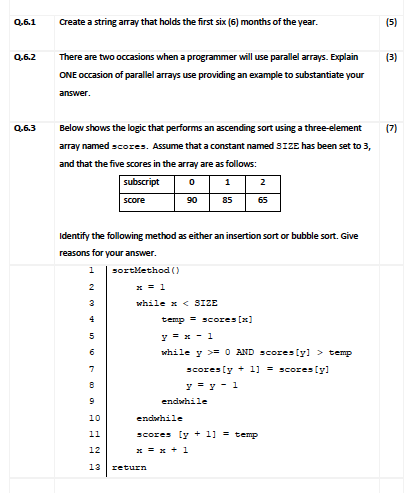 Solved 0.3.1 Study the flowchart below and answer the | Chegg.com