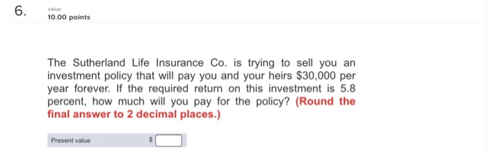 Solved 5 10.00 points Erindale Bank offers you a $50,000, | Chegg.com