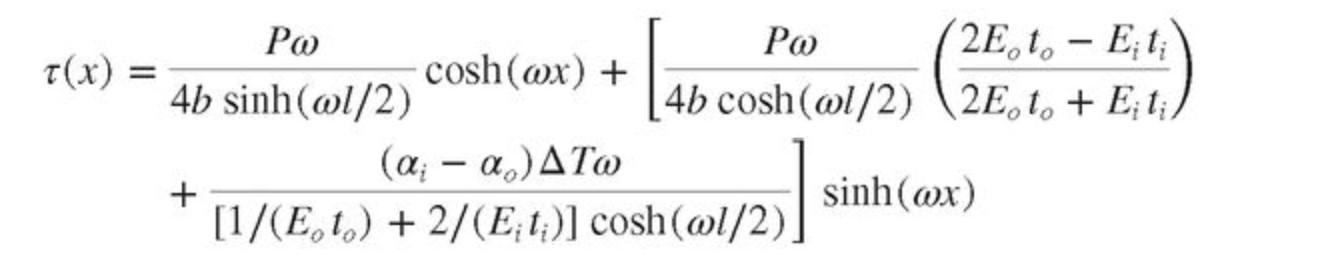 Solved 9-65 Program the shear-lag solution for the | Chegg.com