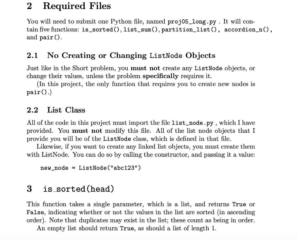 Solved 2 Required Files You will need to submit one Python | Chegg.com