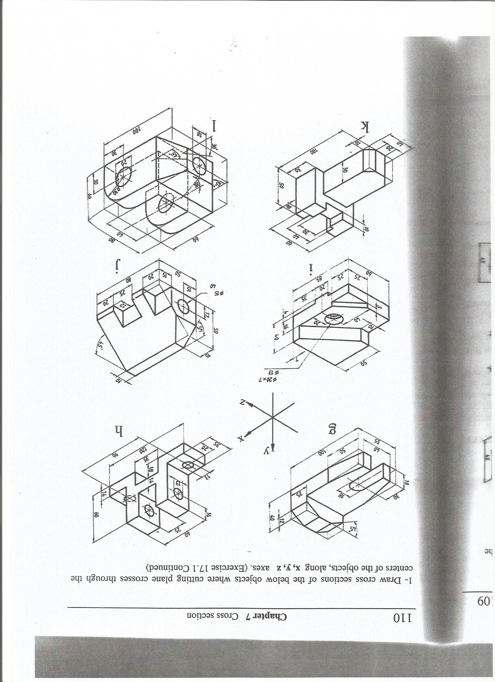 110 Chapter 7 Cross section 09 1- Draw cross sections | Chegg.com