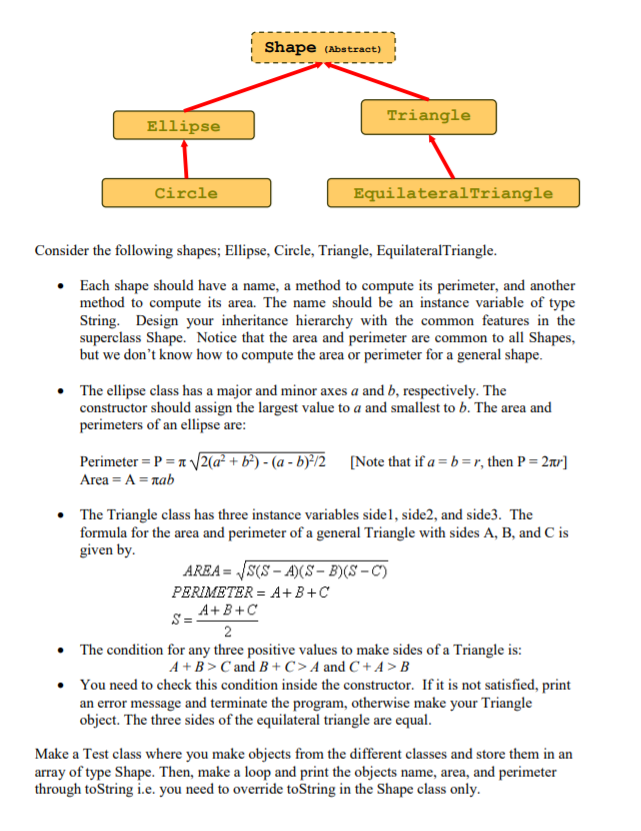 Solved Shape (Abstract) Triangle Ellipse Circle | Chegg.com