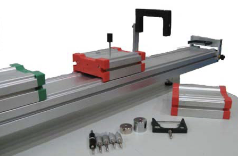 Solved Describe how to adjust the frictionless track | Chegg.com