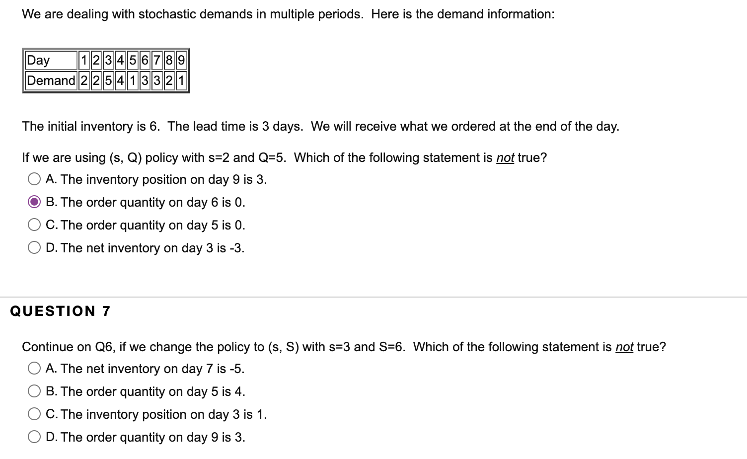 Solved We Are Dealing With Stochastic Demands In Multiple