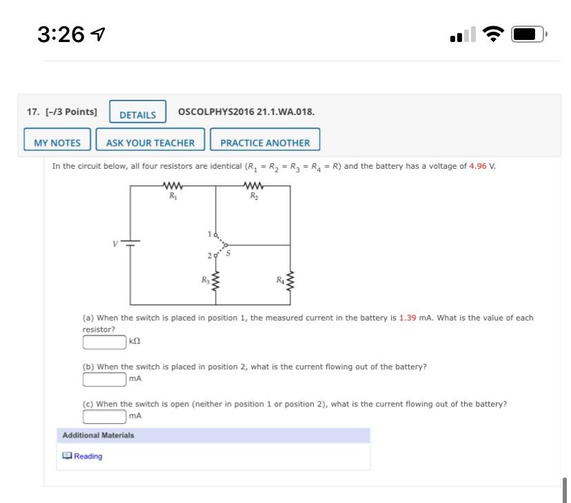 Solved 3 267 17 [ 13 Points Details Oscolphys2016