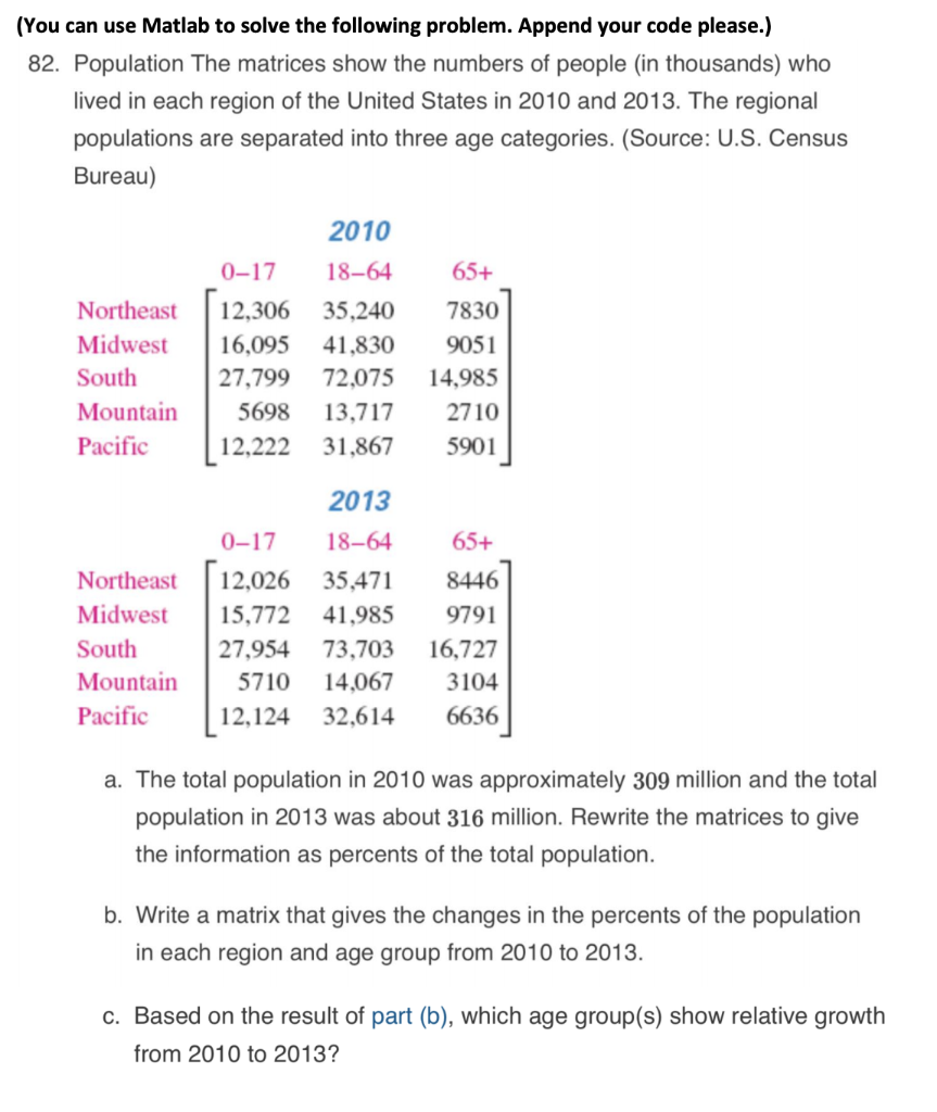 Solved Hello, you can either use matlab to code the question | Chegg.com