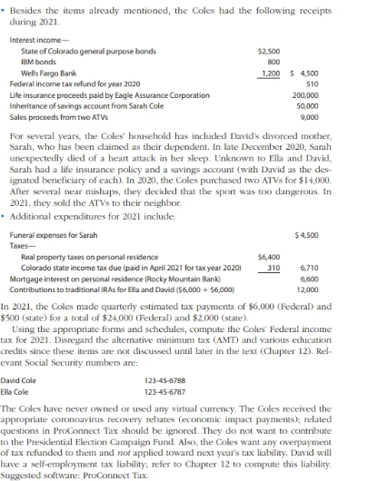 40. David R. and Ella M. Cole (ages 39 and 38 , | Chegg.com