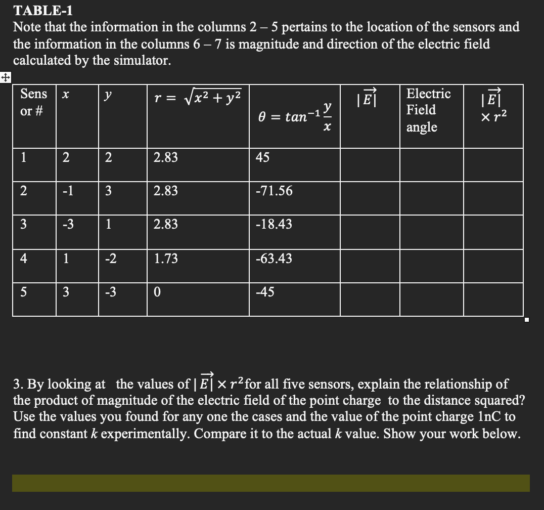 Solved Please help me know how to find I E I and electric | Chegg.com