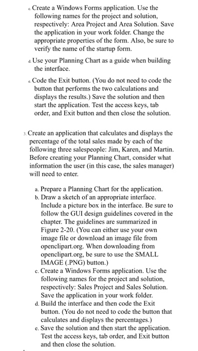 Instructions: Complete the following exercises. | Chegg.com