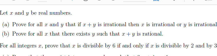 Solved Let and y be real numbers (a) Prove for all r and y | Chegg.com