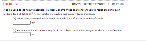 HINTS: EXERCISE GETTING STARTED I'M STUCK! A cable | Chegg.com