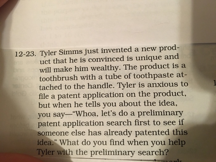 Solved 12-23. Tyler Simms just invented a new prod- uct that | Chegg.com