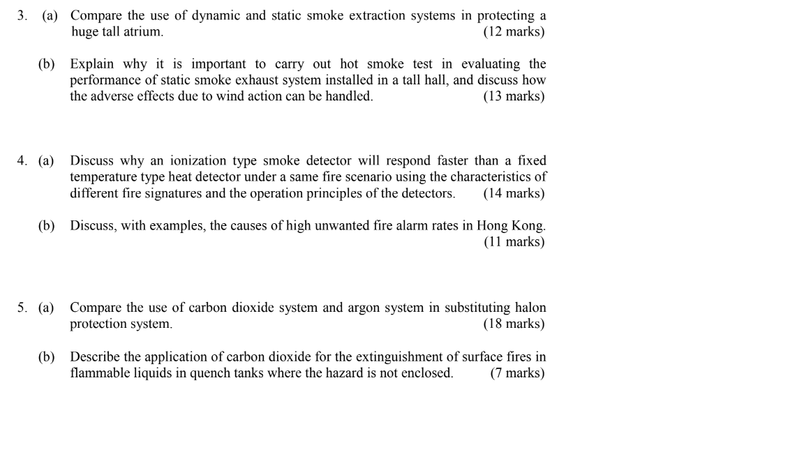 Solved 3. (a) Compare the use of dynamic and static smoke | Chegg.com