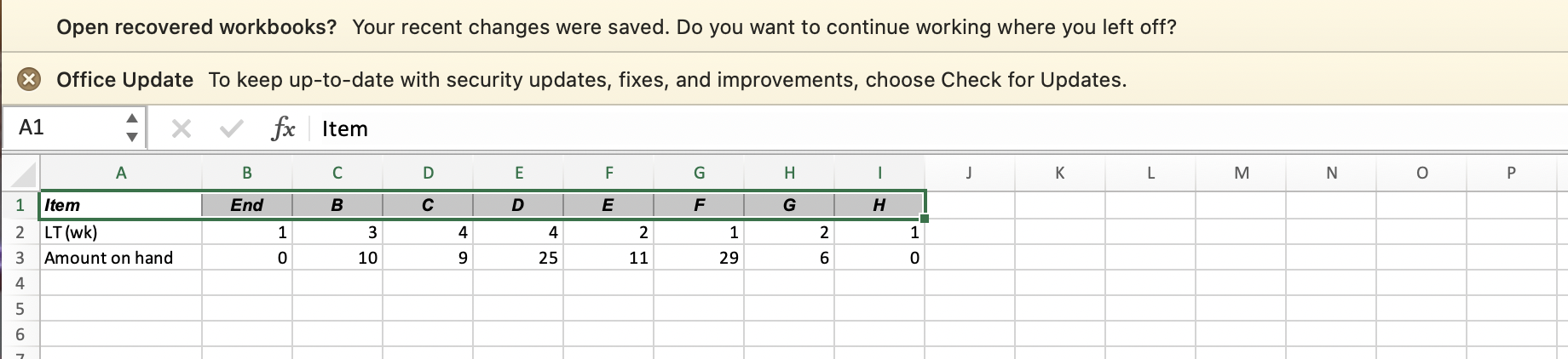 Solved The following table lists the components needed to | Chegg.com