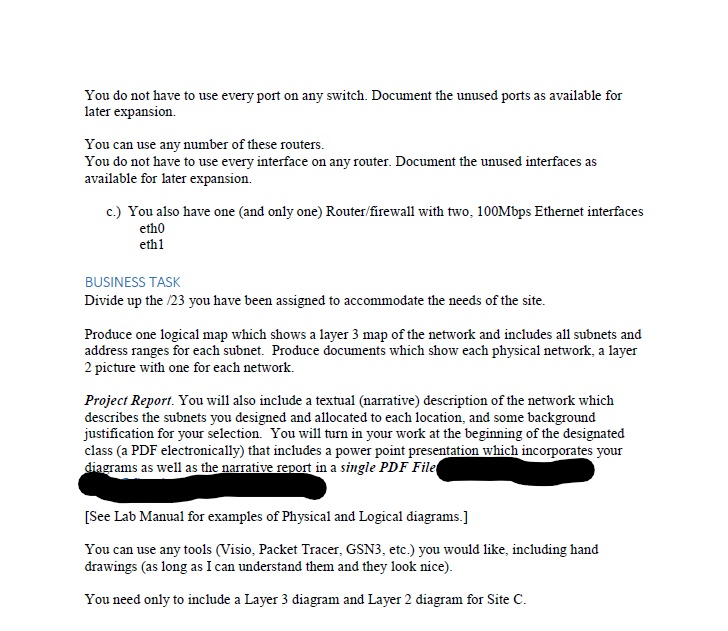 CGS 4285 Class Project Site A Hast per Room Router | Chegg.com