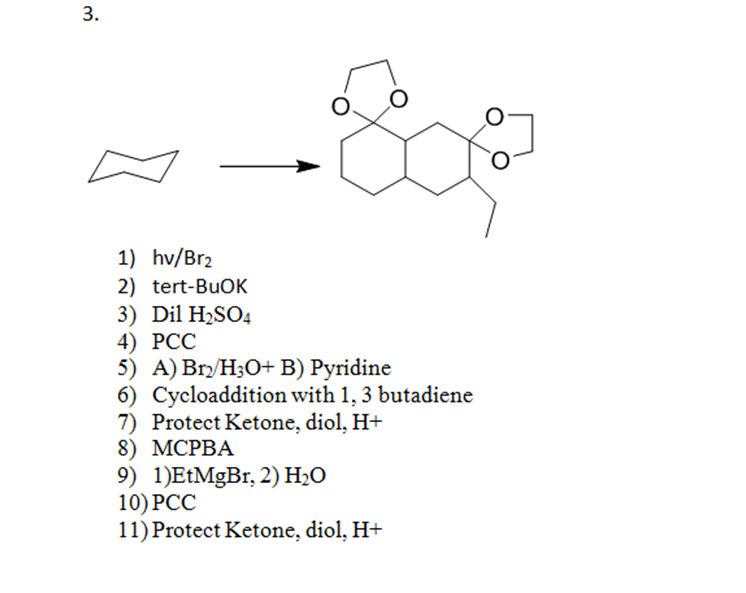 Solved NEED SYNTHESIS HELP - the reagent answer is written i | Chegg.com