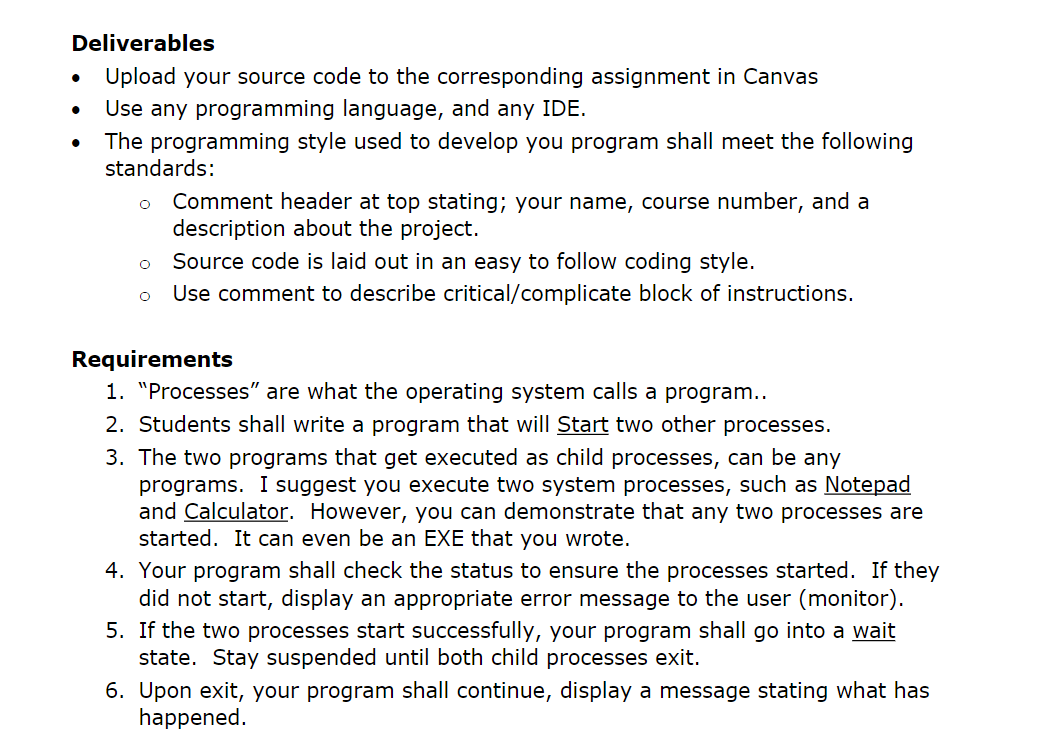 Solved . Deliverables Upload your source code to the | Chegg.com