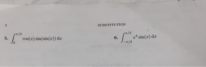 Solved SUBSTITUTION BLAKE FARMAN Lafayette College Name: Use | Chegg.com