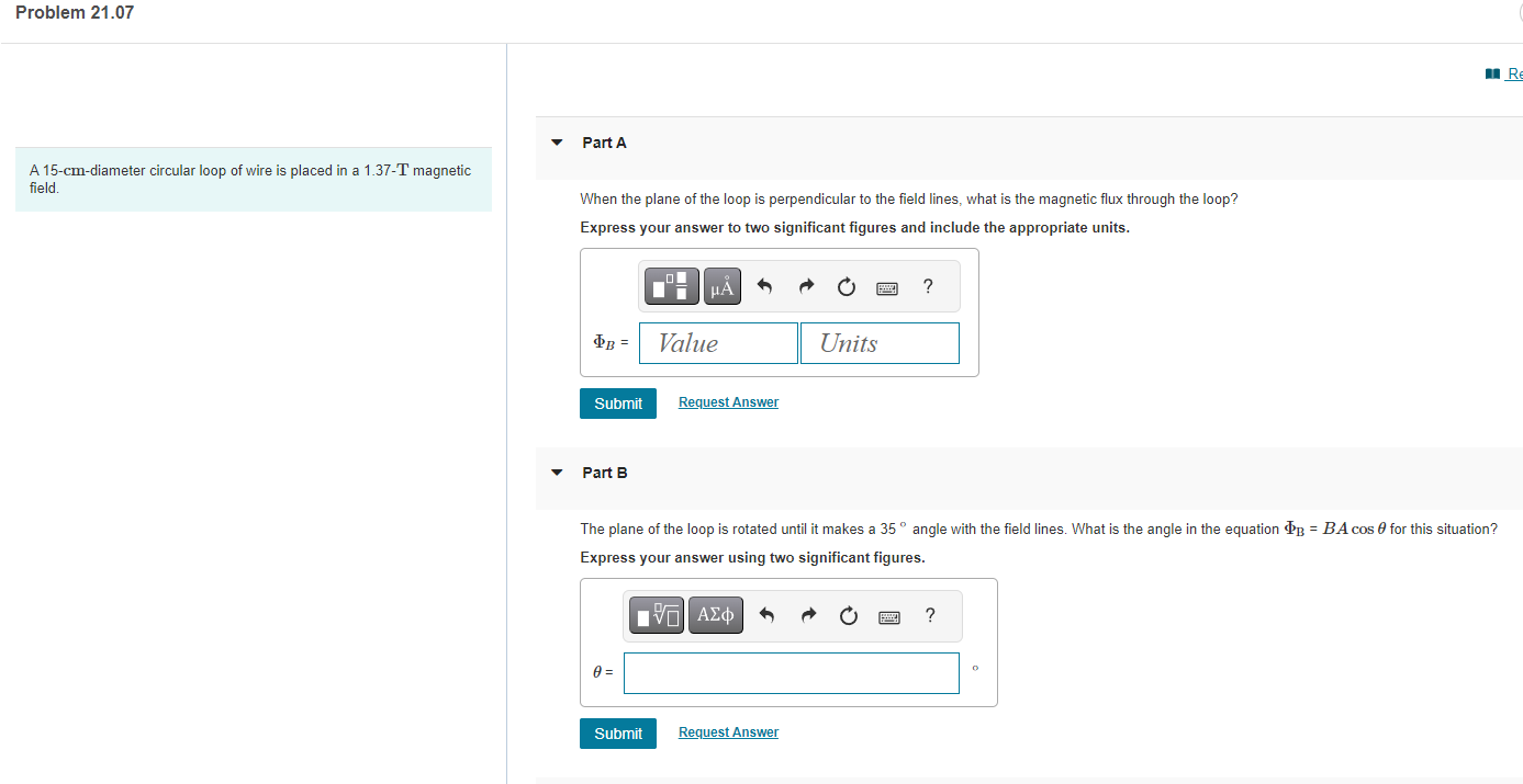 Solved A 15-cm-diameter circular loop of wire is placed in a | Chegg.com