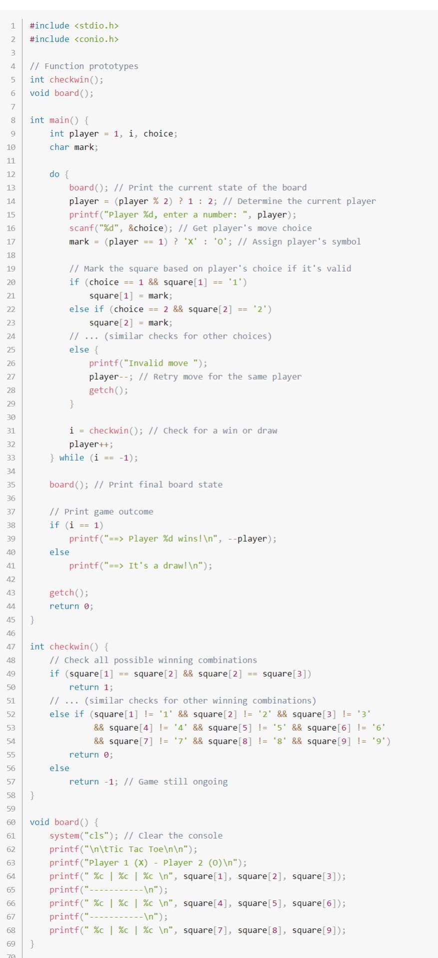 Solved This code doesn't run. It states the square function | Chegg.com