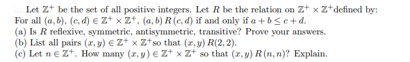 Solved To prove a statement is false, you must write out the | Chegg.com