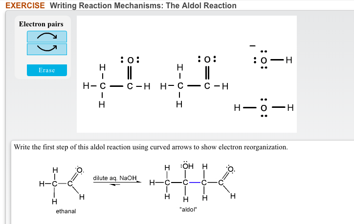 Solved I EXERCISE Writing Reaction Mechanisms: The Aldol | Chegg.com