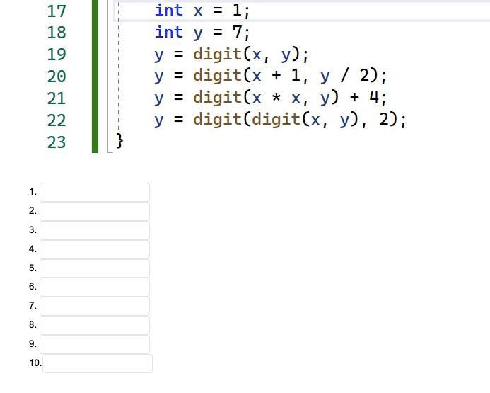 Solved QUESTION 1 What is the output of the following code? | Chegg.com