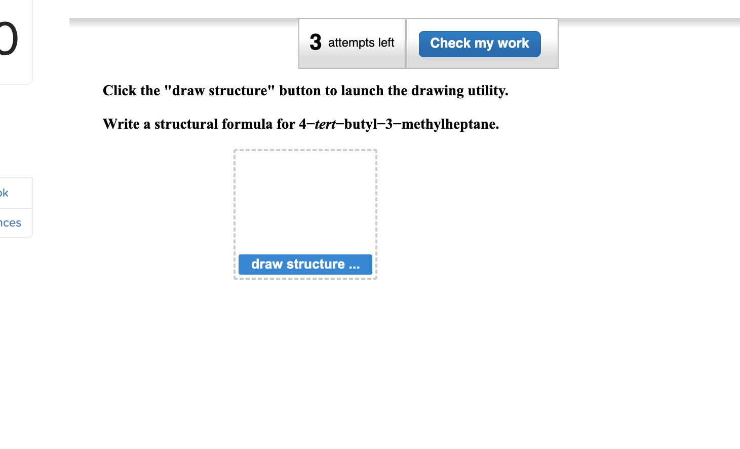 Solved Click the "draw structure" button to launch the | Chegg.com