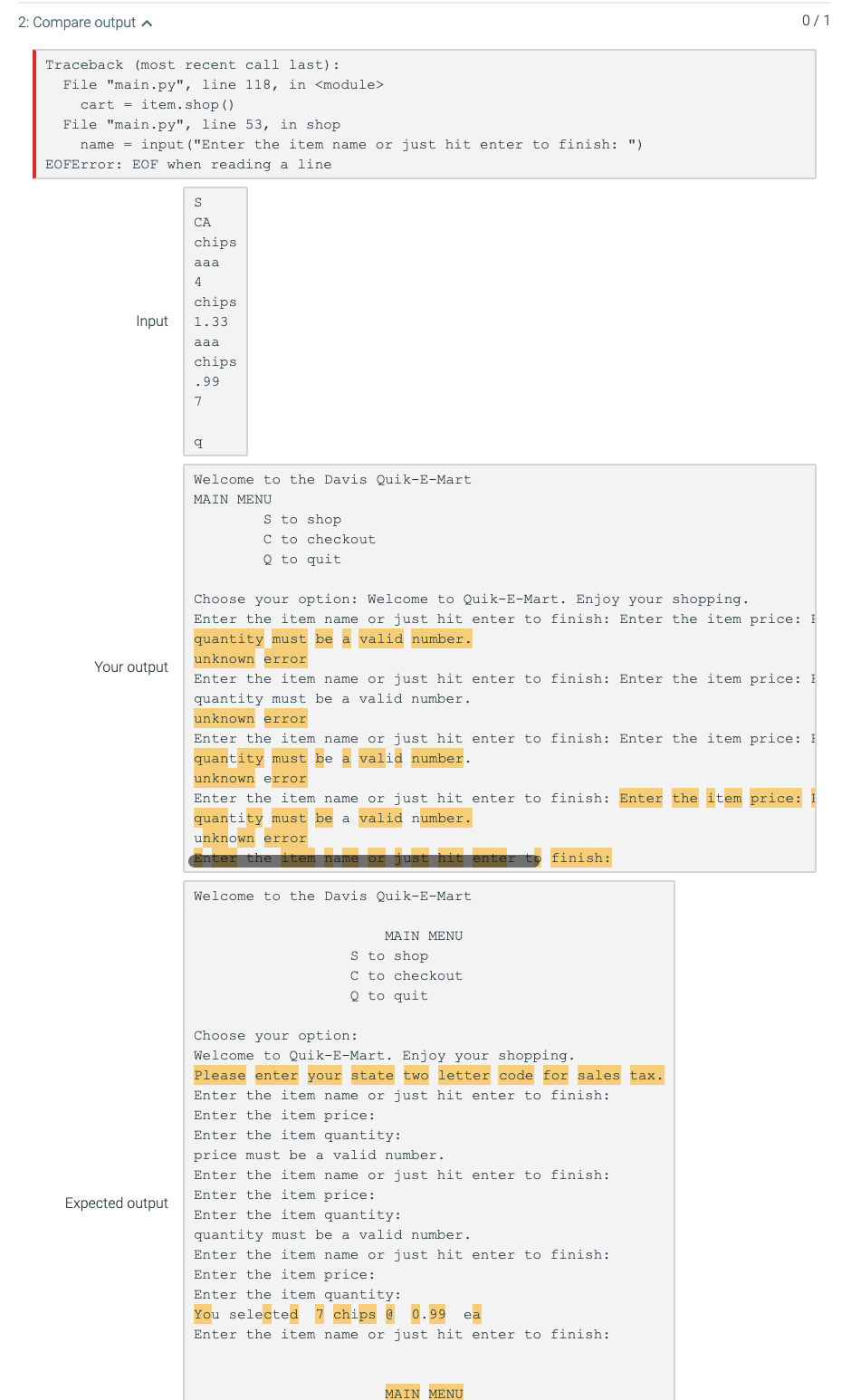 Solved There are a lot of errors in the code below. Could | Chegg.com