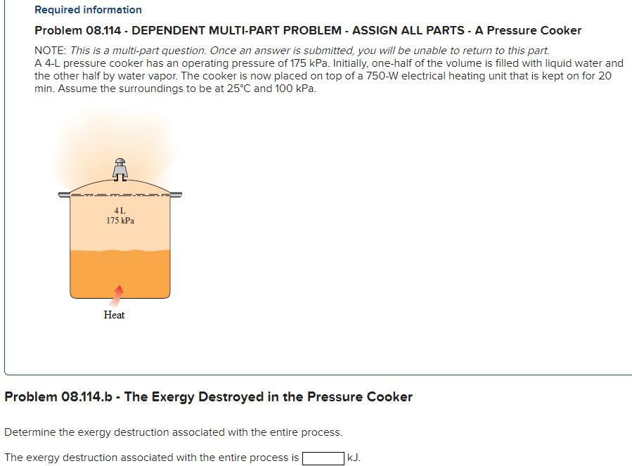 Solved Problem 08.114 - DEPENDENT MULTI-PART PROBLEM - | Chegg.com