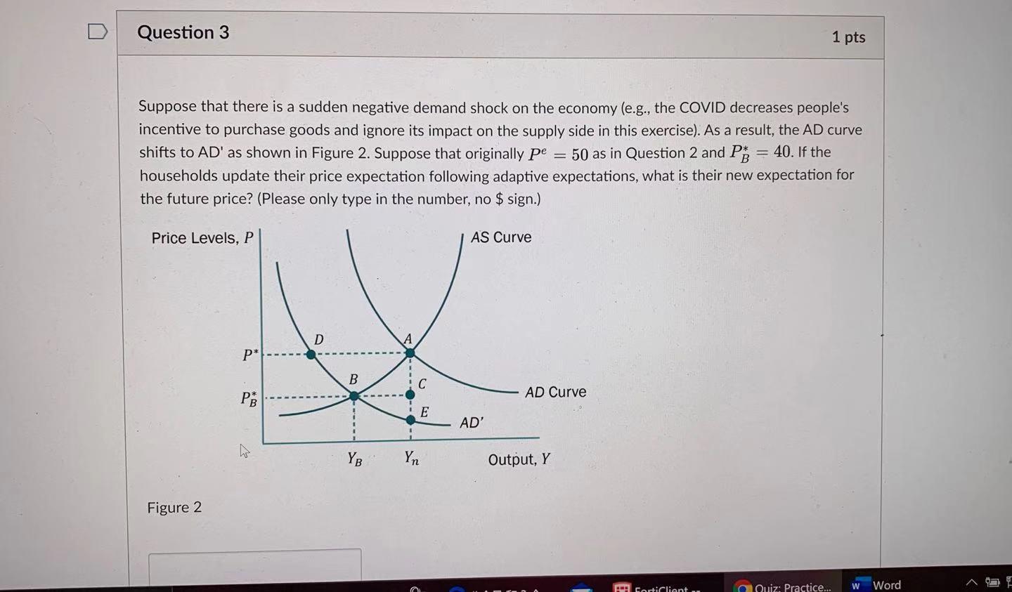 Solved Question 3 1 pts Suppose that there is a sudden | Chegg.com