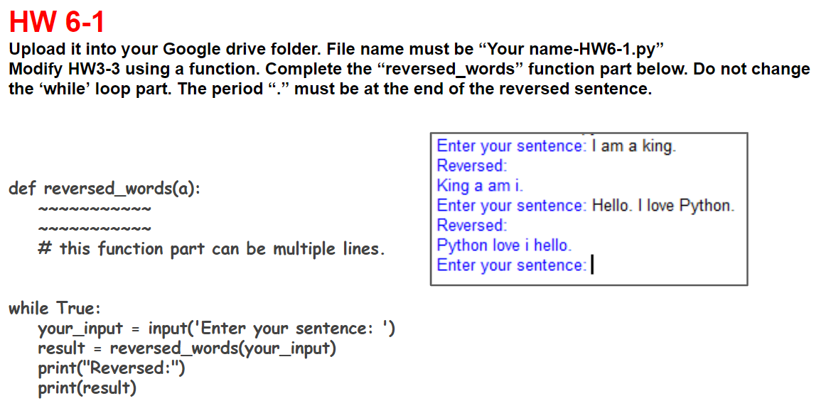 Solved 3.3 Solutions: sentence = input("Enter your | Chegg.com