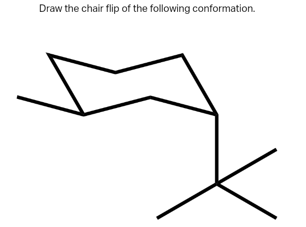 Solved Draw the chair flip of the following conformation. Br | Chegg.com