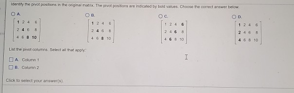Solved eauеѕtіll Help Row reduce the matrix to reduced | Chegg.com
