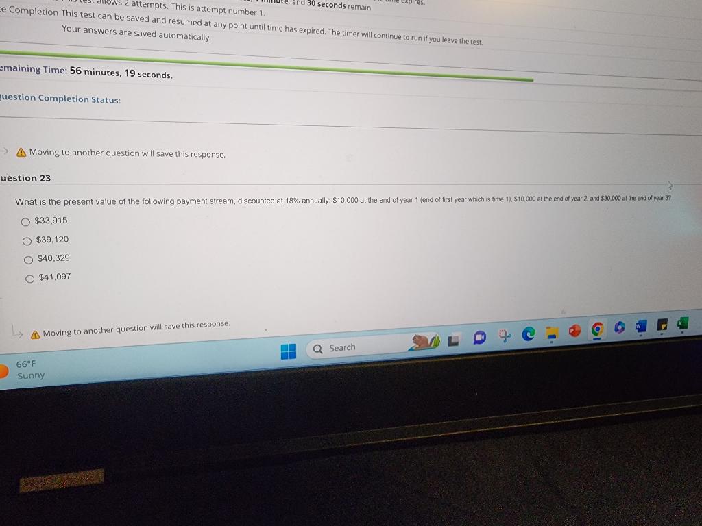 Solved Completion This test can be saved ands. This is | Chegg.com