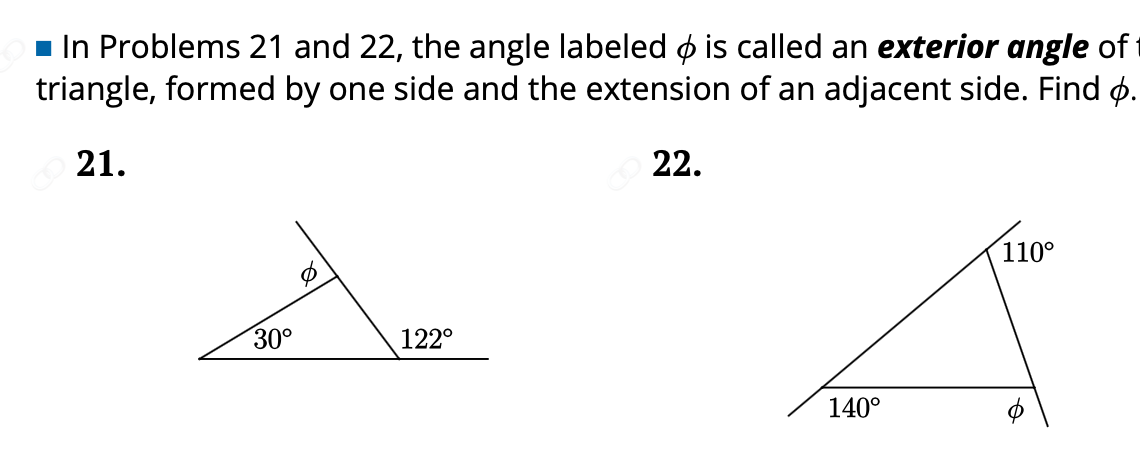 Solved For Problems 7-20, find each unknown angle. 7. 8. 48 | Chegg.com