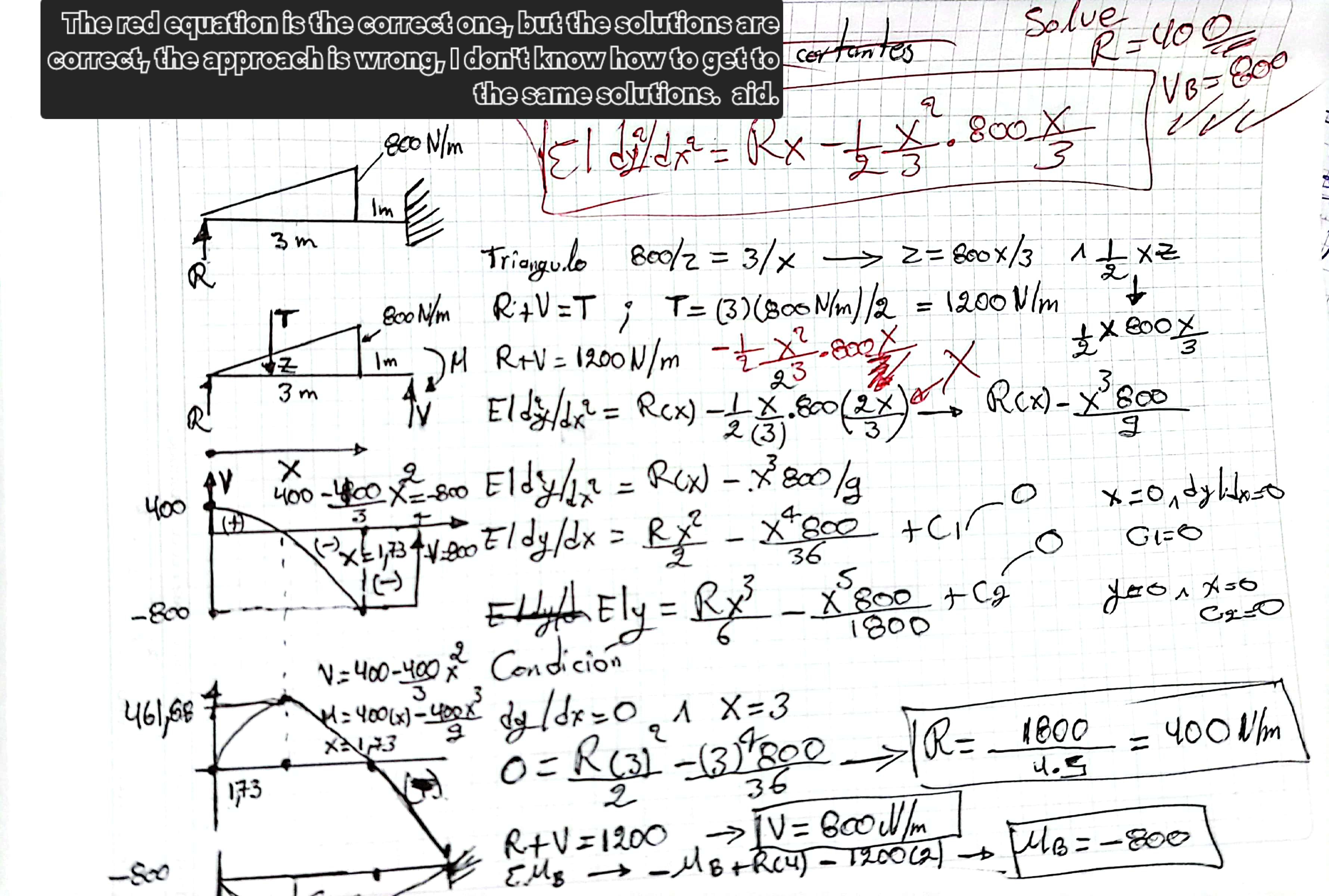 The red equation is the earrect one, but the | Chegg.com