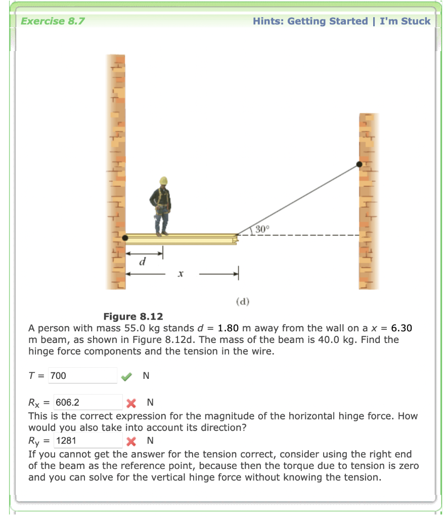 Solved Exercise 8.7 Hints: Getting Started | I'm Stuck 30° d | Chegg.com