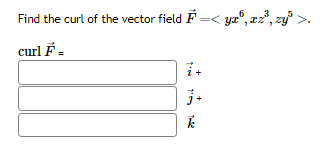 Solved Find the curl of the vector field | Chegg.com