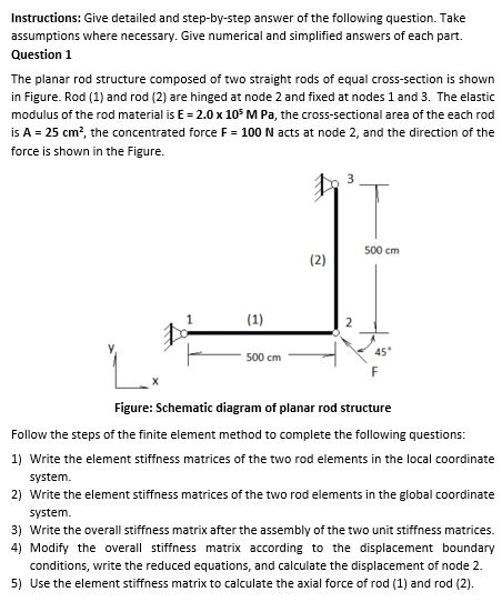 Solved Instructions: Give detailed and step-by-step answer | Chegg.com