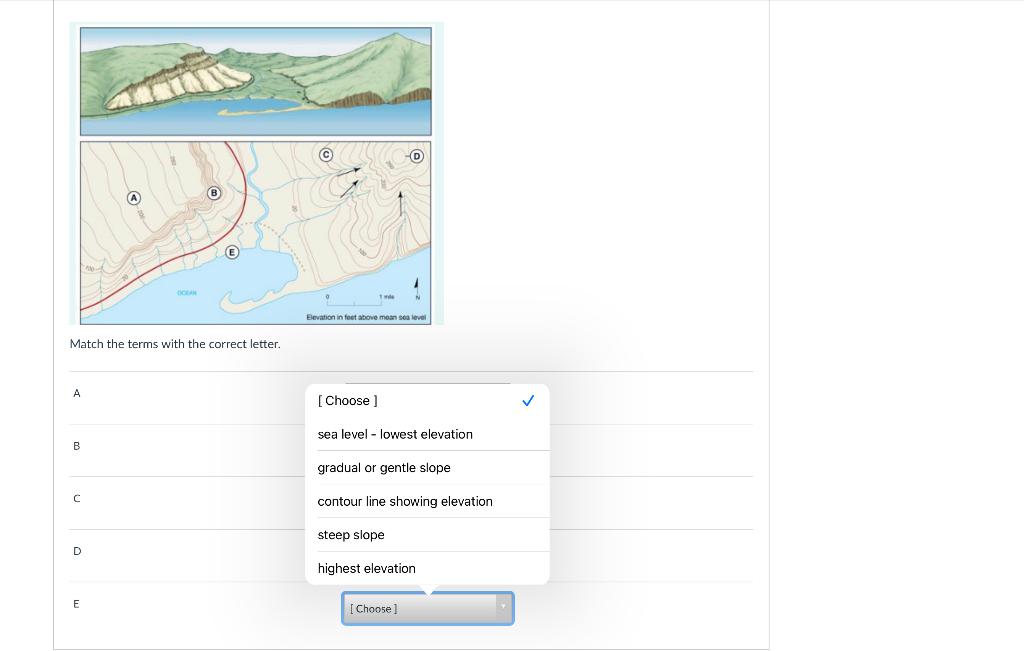 Solved If you walk along a contour line you will be walking | Chegg.com