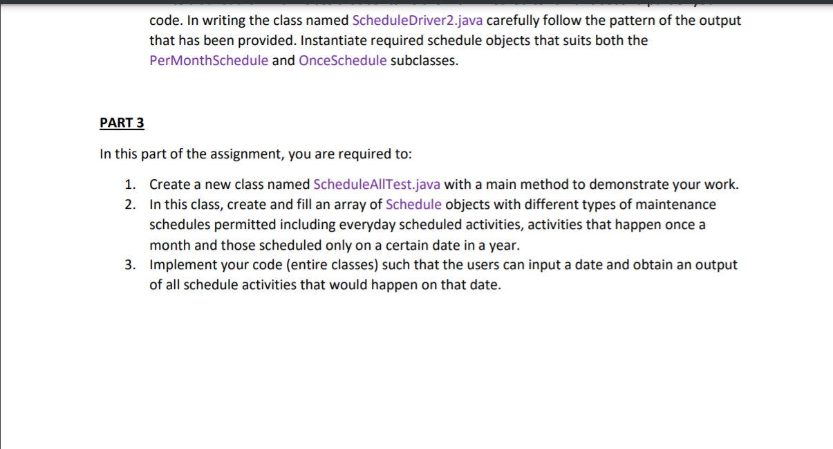 This is code for Part 1. In this file, | Chegg.com