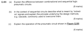 Solved Q.B5 (a) Explain the difference between combinational | Chegg.com