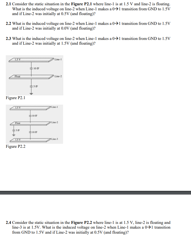 2.1 Consider the static situation in the Figure P2.1 | Chegg.com