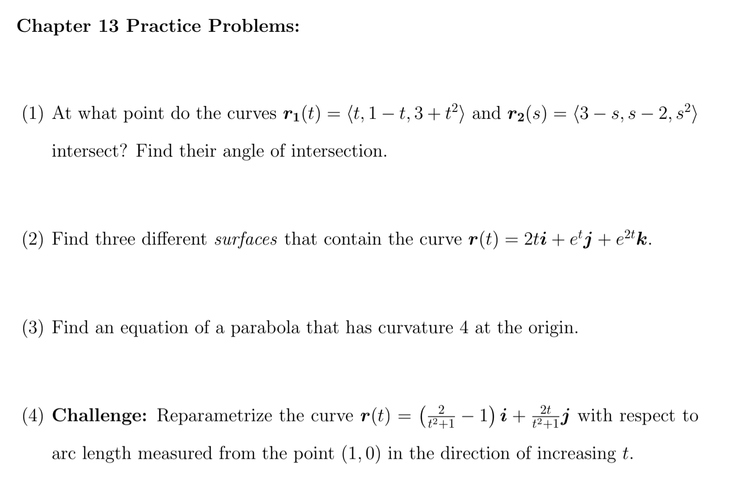Solved Chapter 13 Practice Problems: (1) At what point do | Chegg.com