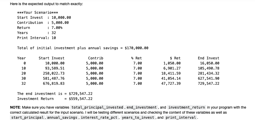 Solved Problem 1: Retirement Calculator Simple Retirement | Chegg.com
