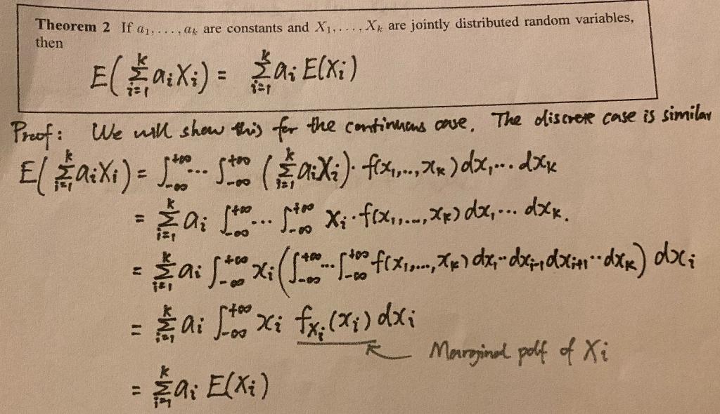 Solved (b). Prove Theorem 2 of Note 36 for the discrete | Chegg.com