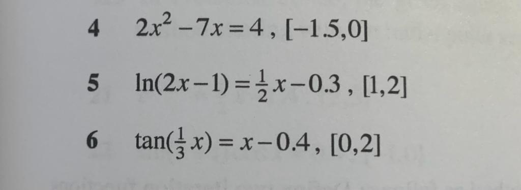 Solved Problem Set Chapter 11 Bracketing Methods Section