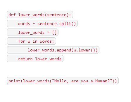 Solved # Read and test this code. = sentence = "Hello, are | Chegg.com