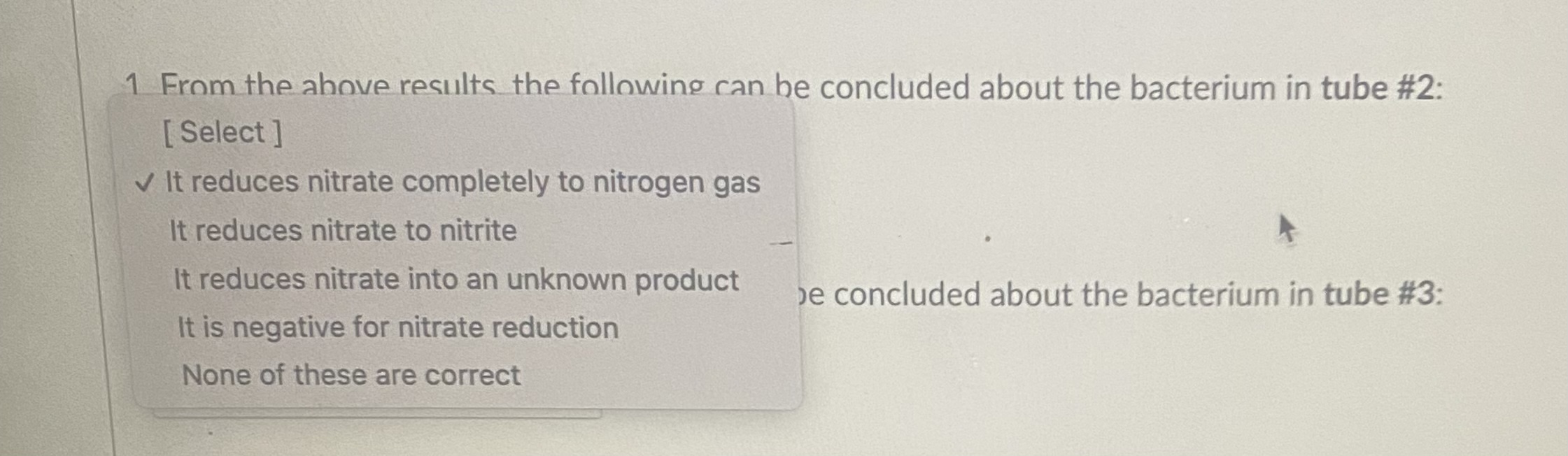 Solved After inoculating the 3 colonies in the 3 tubes of | Chegg.com